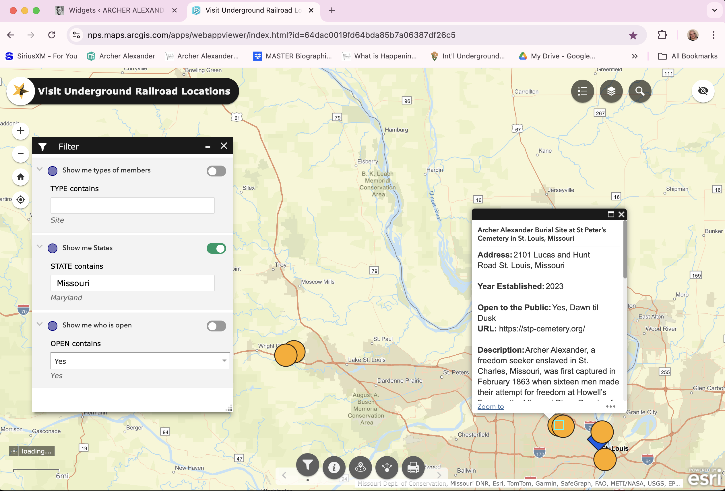 ST. PETER’S U.C.C. CEMETERY – ARCHER ALEXANDER